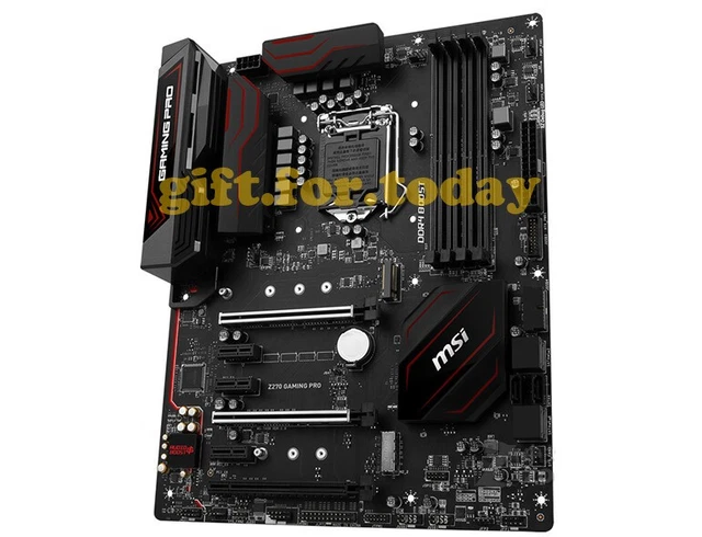 MSI Z270 GAMING PRO Intel Z270 LGA 1151 Motherboard DDR4 DIMM ATX USB3 ...