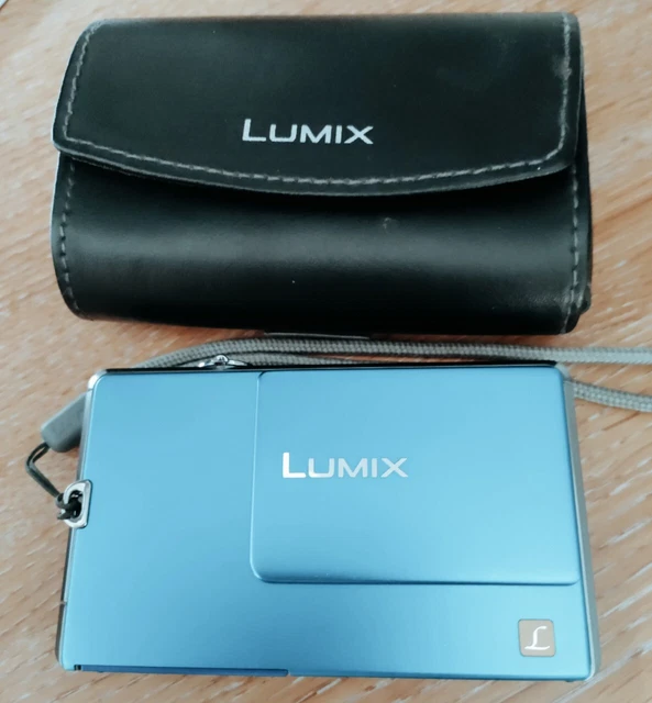 PANASONIC LUMIX DMC-FP1 12.1MP Digital Camera - Blue £50.00 - PicClick UK