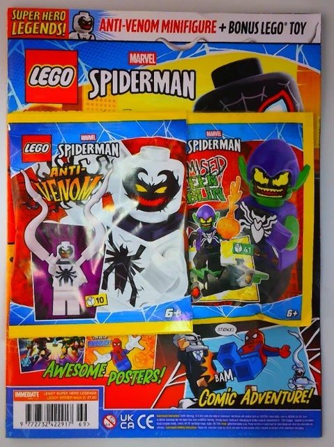 LEGO SUPERHERO LEGENDS Magazine Spider-man #21 2026 + Anti-Venom ...