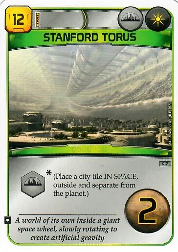 TERRAFORMING MARS: UNA mappa Stanford Torus (inglese) - mappa x12 EUR 1 ...
