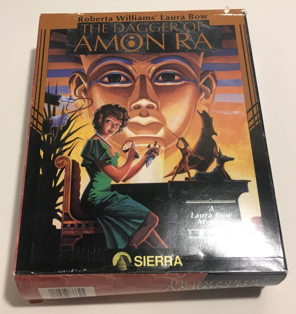 LAURA BOW THE Dagger of Amon Ra 1992 Big Box édition CD-Rom (Lire la ...