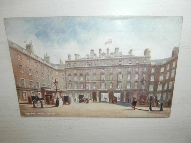 LONDON - EUSTON Hotel - 1908 Railway Company colour postcard ( 69 ) £2. ...