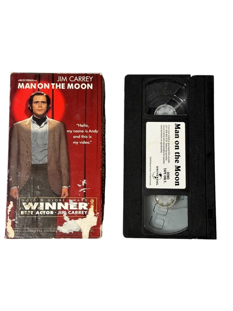 MAN ON THE Moon (VHS, 1999) Jim Carrey/Danny DeVito/Courtney Love/Paul Giamatti £8.05 - PicClick UK