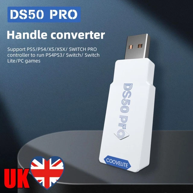 ADATTATORE CONTROLLER DS50 Pro plug and play per controller PS5/PS4 ...