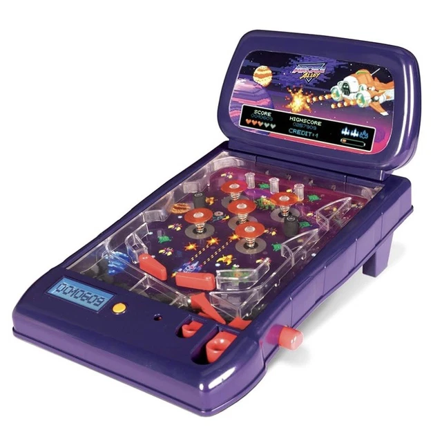 ARCADE ALLEY GAMES Table Top Pinball Fun Family Indoor Playroom Game ...