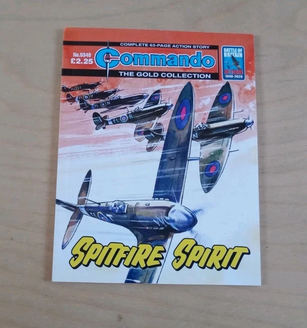 COMMANDO COMIC~SPITFIRE SPIRIT (5348) Battle Of Britain-80 Years EUR 4 ...