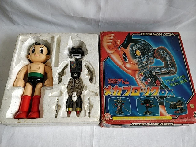 VINTAGE TEZUKA OSAMU Takara Astro Boy Mechanical Block DX Figure boxed ...