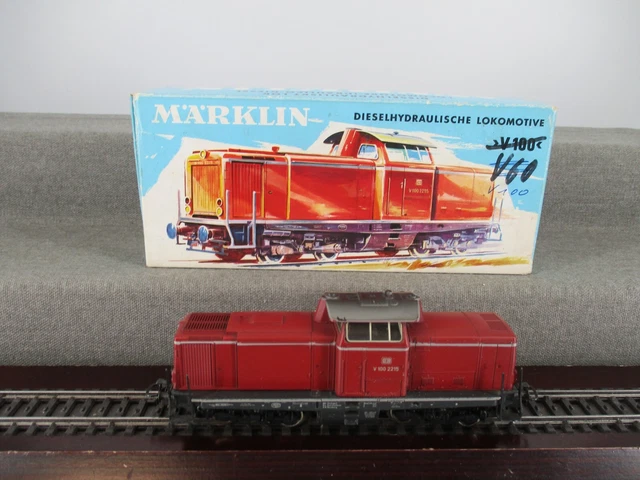 MÄRKLIN SPUR H0 3072 Diesellok BR V 100 der DB Analog AC in OVP EUR 1 ...