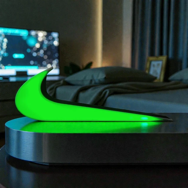 NIKE SWOOSH LED Lightbox Rgb Sign Bedroom Mancave BIRTHDAY GIFT NIKE ...