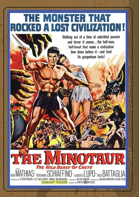 MINOTAUR, WILD BEAST OF CRETE (aka Teseo Contro Il Minotauro) (DVD ...