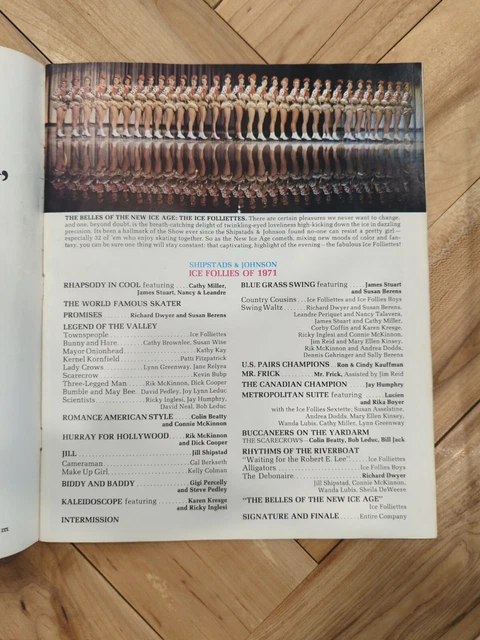 VINTAGE 1978 ICE Follies Program Atoy Wilson Sesame Street Richard ...