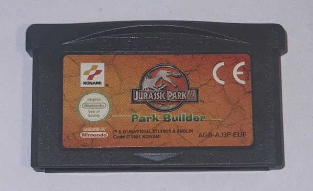 JURASSIC PARK III 3: Park Builder - Game Boy Advance GBA - Free Postage ...