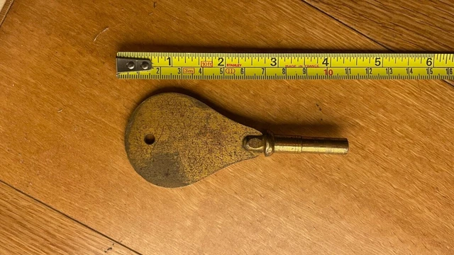 LARGE FUSEE CLOCK Winding Key from a Ships Chronometer. £35.04 ...