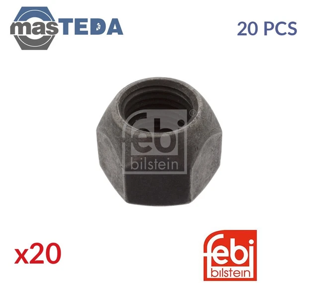 101366 WHEEL NUT Febi Bilstein 20Pcs New Oe Replacement £31.99 ...