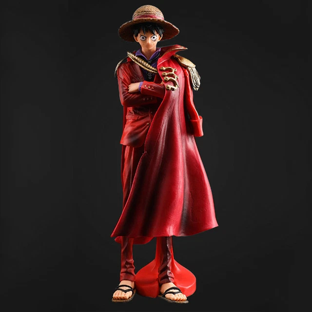 ONE PIECE MONKEY D. Luffy 20th Anniversary Red Cape Suit Anime Model ...