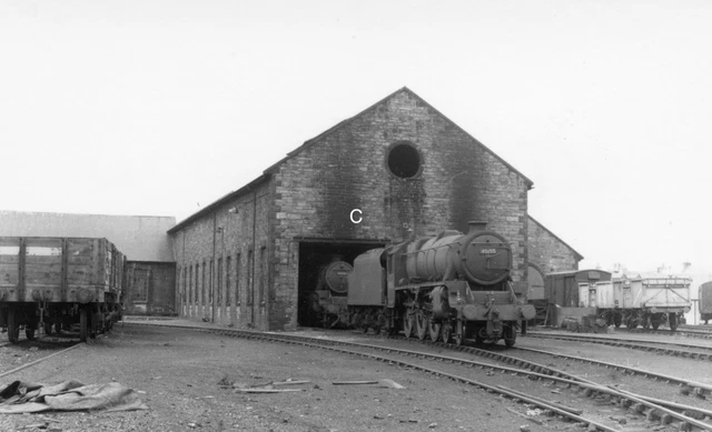 BRITISH RAILWAY B.R Photograph - Steam Loco 45155 & 44789 Stranraer 22 ...