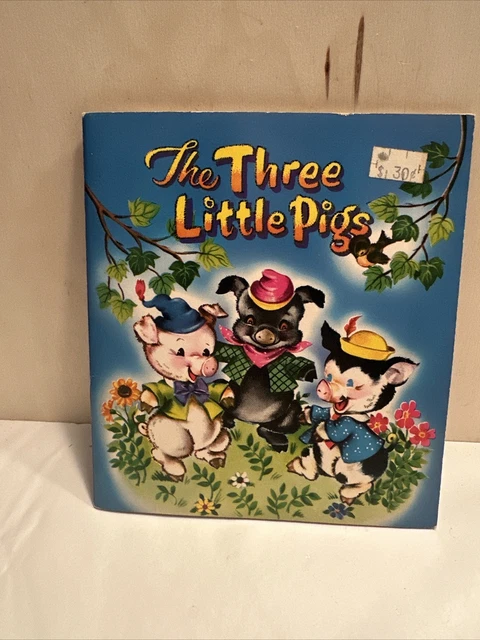 VINTAGE CHILDREN'S BOOK ~ THE THREE LITTLE PIGS ~ Louise W. Myers 1963 ...