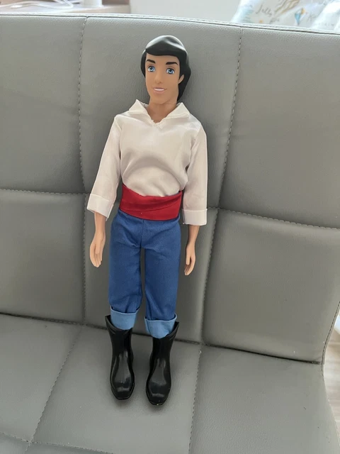 DISNEY STORE CLASSIC Princess Ariel Little Mermaid Prince Eric Doll ...