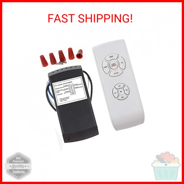 UNIVERSAL CEILING FAN Remote Control Kit, 3-in-1 Ceiling Fan Light ...