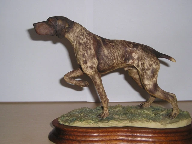 BORDER FINE ARTS: "GERMAN SHORT HAIRED POINTER" A RARE ITEM £250.00 ...