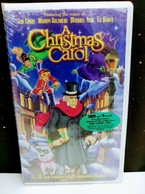 A CHRISTMAS CAROL (VHS, 1997) dessin animé neuf paquet scellé EUR 13,03 ...