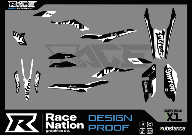 SURRON ULTRA BEE OEM Grafik Kit, Sur ron Aufkleber, Sur-Ron Wrap, Sur ...