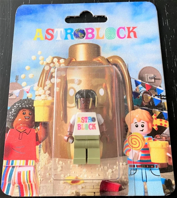 TRAVIS SCOTT ASTROWORLD CanvasDon Astroblock Lego-Moc LE Block Figure ...