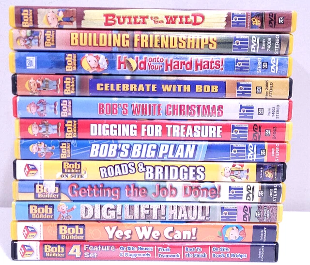 15 LOT OF Childrens DVD's ALL BOB THE BUILDER, No Duplicates, All ...