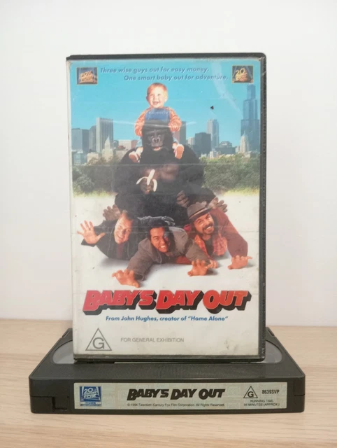 BABY’S DAY OUT VHS Video Tape BIG BOX Very Rare PAL AUS Ex Rental $39. ...
