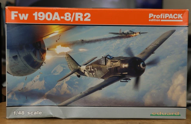 1/48 EDUARD #82145 FOCKE WULF Fw.190-A8/R2 HEAVY FIGHTER PROFIPACK £15. ...