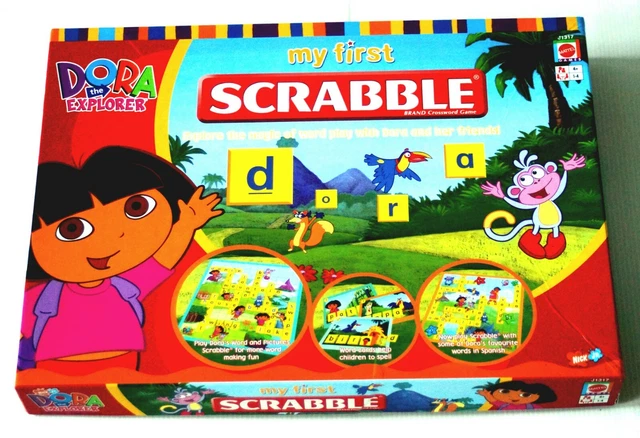 DORA THE EXPLORER: My First Scrabble Board Game - Mattel 2005 £9.70 ...