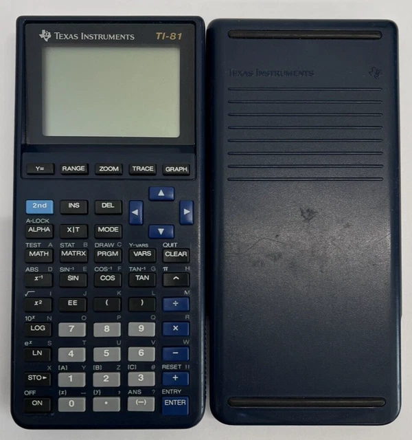 TEXAS INSTRUMENTS TI-81 Graphing Calculator with Cover Tested Working ...