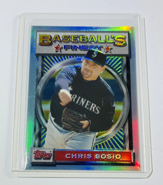 1993 FINEST BASEBALL Chris Bosio RÉFRACTOR /241 #140 Mariners EUR 19,85 ...