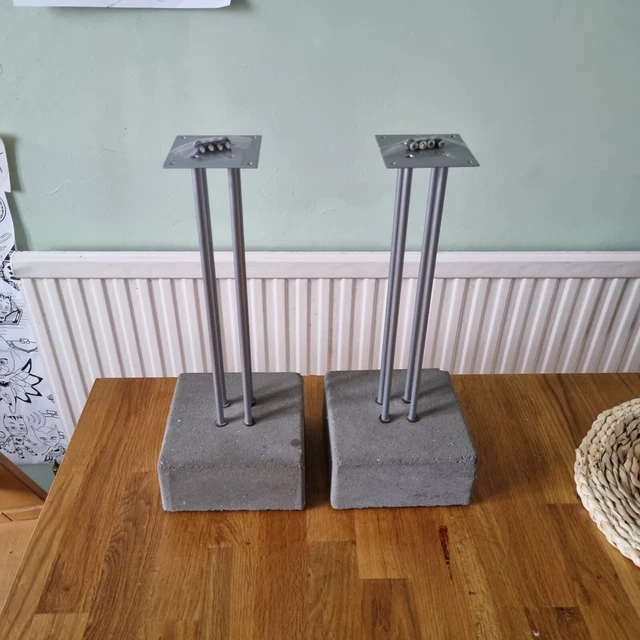 TECHNICS SB-HD350 SPEAKERS Stands Grey Silver Vgc Look £29.99 - PicClick UK
