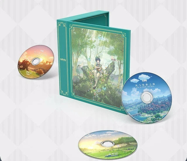 OFFICIAL GENSHIN IMPACT Mihoyo OST City of Winds and Idylls CD Set $109 ...