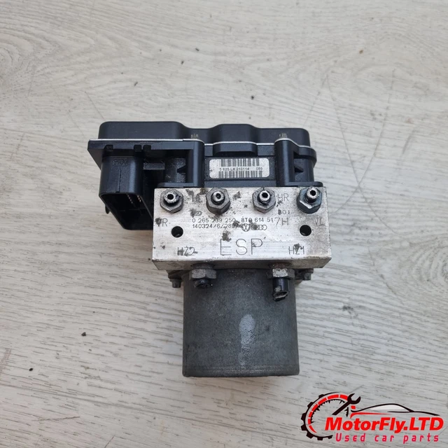 2014 AUDI RS4 B8 Avant Abs Pump Control Module 8T0614517H / 8T0907379F ...