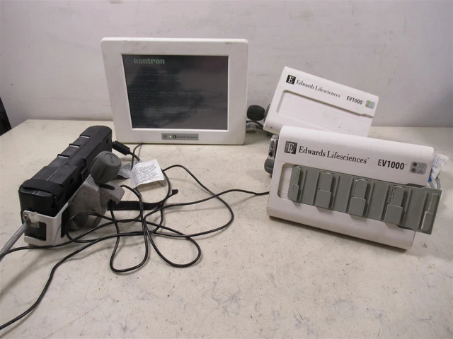 EDWARDS LIFESCIENCES EV1000 Hemodynamic Monitoring System w Databox ...