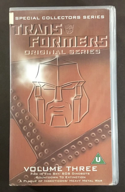 TRANSFORMERS, ORIGINAL SERIES, Volume 3, 2002 VHS Video, Sony Wonder £6 ...