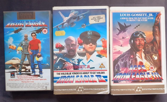 IRON EAGLE 1, 2, 3 Ex Rental VHS Part 1 Is Retail Version £15.00 ...