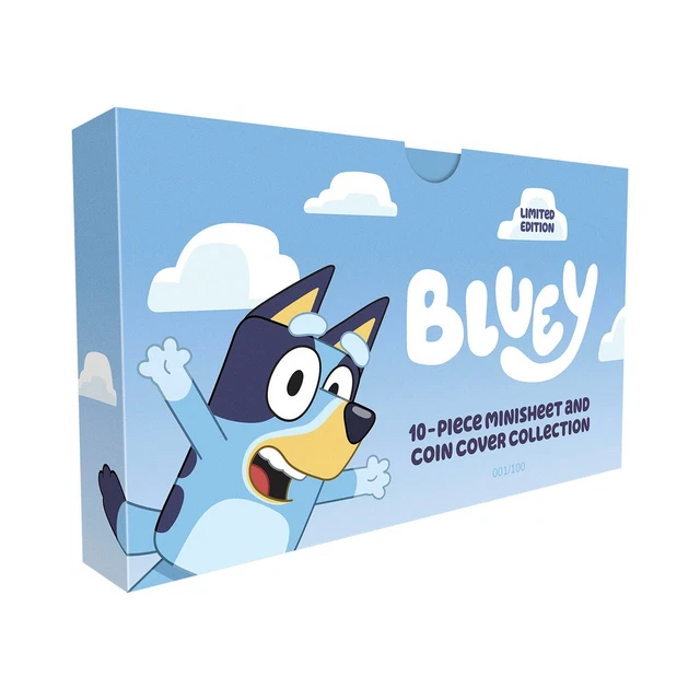 BLUEY 2024 LIMITED Edition 2-Coin and Minisheet Collection Set ...