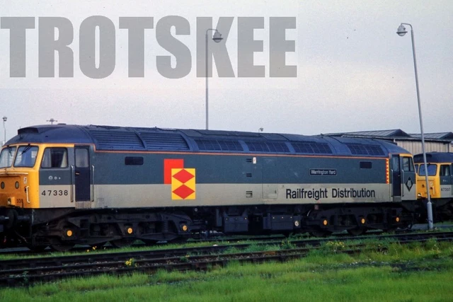 35MM SLIDE BR British Rail Diesel loco Class 47 47338 1994 Saltley Original £4.98 - PicClick UK