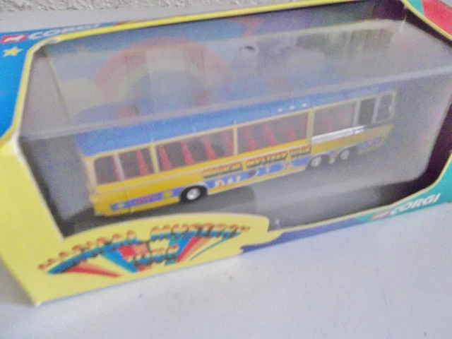 THE BEATLES MAGICAL MYSTERY TOUR COACH BUS CORGI MODEL No. 42403 ...