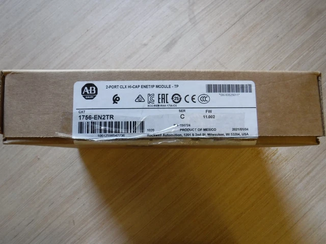 ALLEN-BRADLEY 1756-EN2TR/C CONTROLLOGIX Ethernet Module 2021 Open Box ...