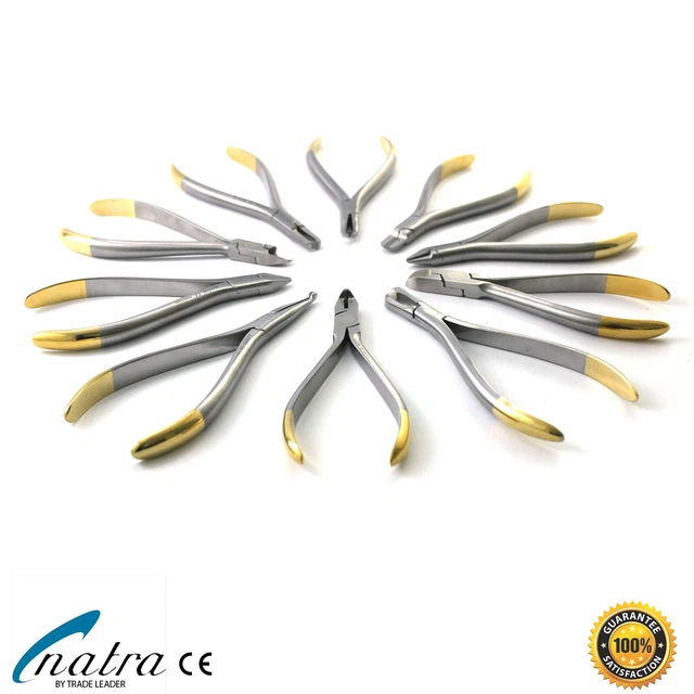 DENTAL FORCEPS KFO Kofferdam Wire TC Cutter Needle Holder Ligature Ties ...