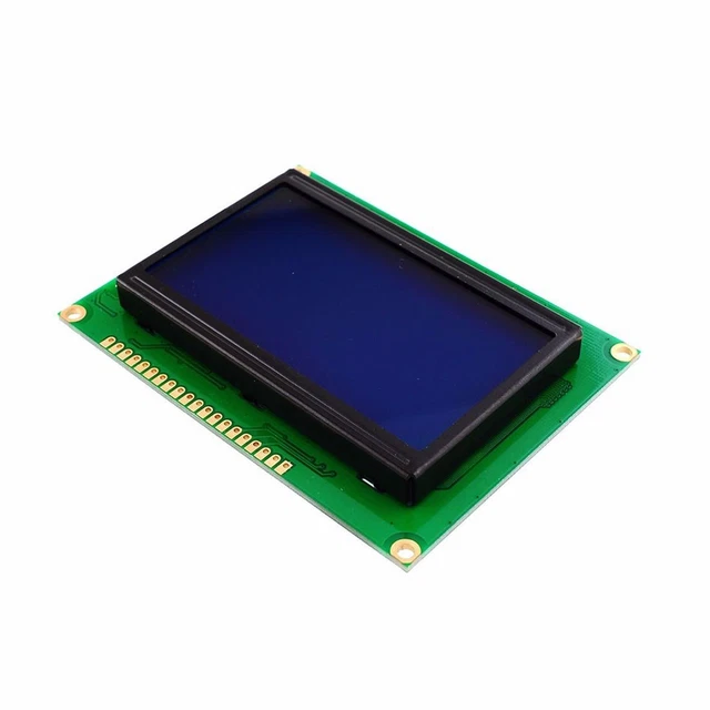 ST7920 128X64 12864 LCD Display Blue Backlight Parallel Serial for ...