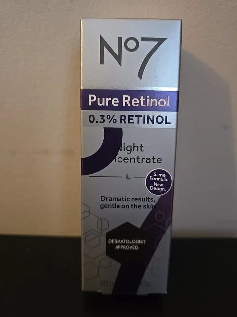 NO7 PURE RETINOL 0.3 Night Concentrate - 30ml £12.09 - PicClick UK