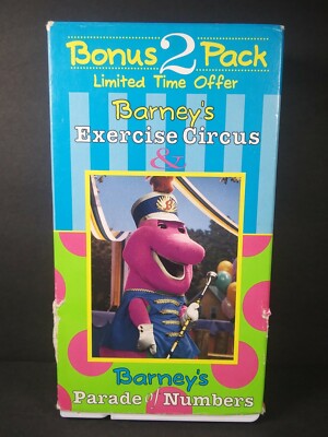BARNEY’S EXERCISE CIRCUS & Parade Of Numbers VHS 2 Tape Set £30.55 ...