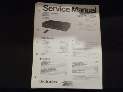 ORIGINAL SERVICE MANUAL Schaltplan Technics SL-PS670A EUR 12,50 - PicClick DE