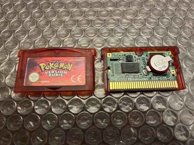 POKÉMON RUBY VERSION Nintendo Game Boy Advance, 2003 Français Original ...