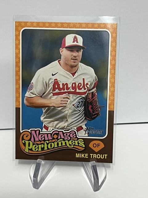 MIKE TROUT 2024 Topps Heritage #NAP-3 New Age Performers Los Angeles ...